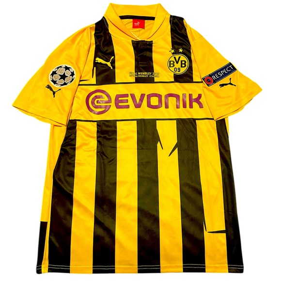 Puma | Shirts | 112 Retro Dortmund Ucl Final Home Kit Marco Reus Soccer ...